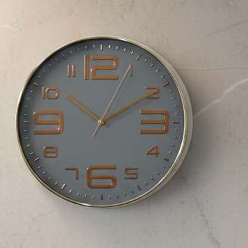 Grey Zenith Wall Clock – Heim.pk